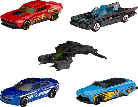 Amazon Hot Wheels Batman 5 Pack Set Of 5 Batman Themed Toy Cars