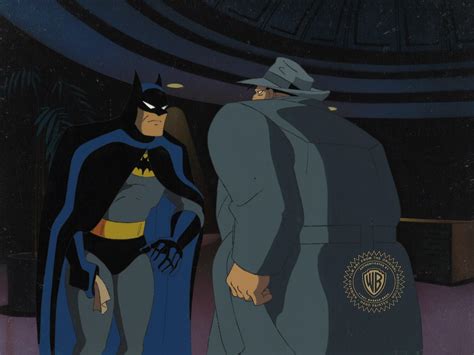 Batman The Animated Series Original Production Cel Batman And Harvey