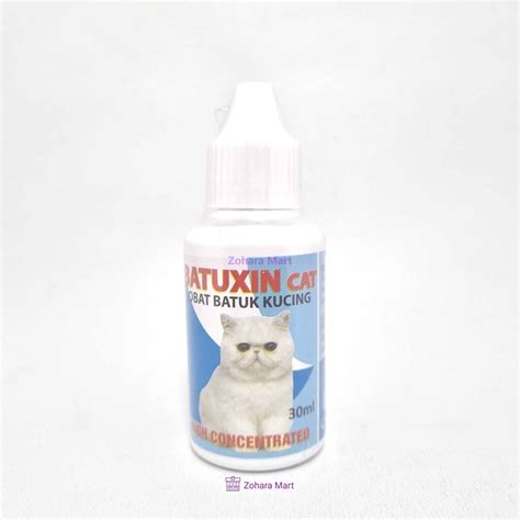 Jual ZOHARA Batuxin Cat Obat Tetes Batuk Kucing Pilek Bersin Sesak
