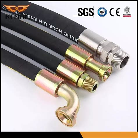 Steel Wire Braided High Pressure Hydraulic Rubber Hose R1at 1sn R2at