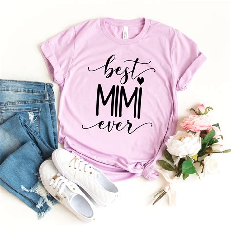 Best Mimi Ever Shirt Mimi Shirt Mimi Tshirt Mimi Gift Mimi Etsy