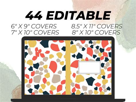 Editable KDP Paperback Cover Template Canva Printable Etsy