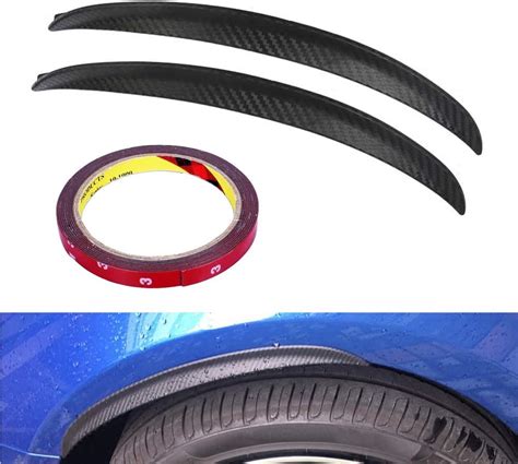 WANYI 2Pcs Wheel Arch Trim Universal Car Wheel Arch Eyebrows 33CM