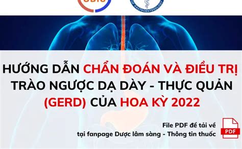 H ng D n i u Tr Trào Ng c D Dày Th c Qu n GERD Theo Hoa K ACG