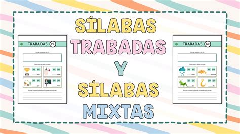 Fichas Para Colorear Por Trabadas Portada Fichas Silabas Trabadas