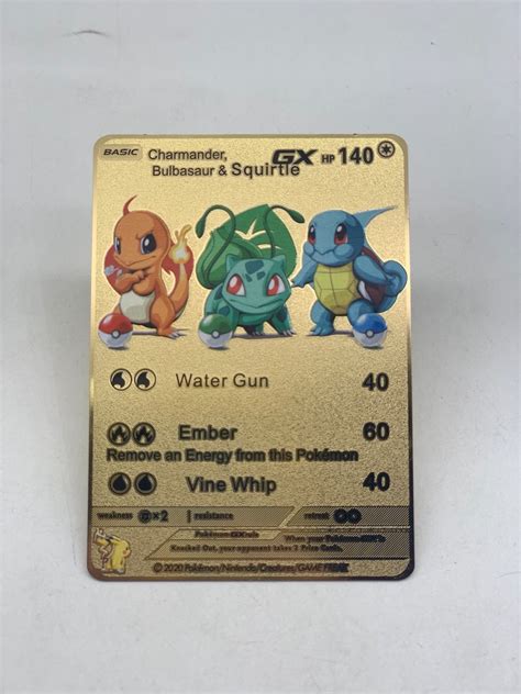 Bulbasaur Drawing Charmander Bulbasaur Squirtle Gx Gold Metal Pokemon