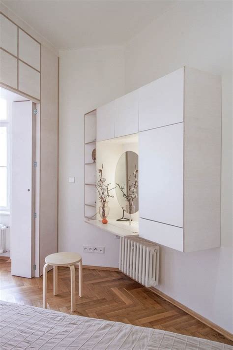 Ecke Gestalten Mit Schminktisch Und Wandschrank Ideen Minimalist