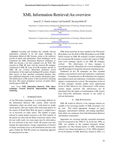 pdf xml information retrieval an overview