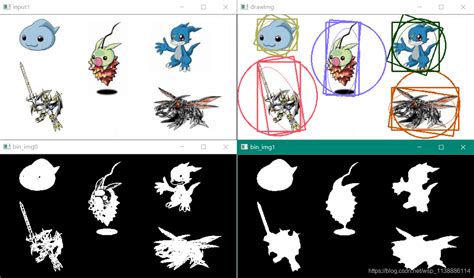 opencv cpp 系列（廿七）轮廓（拟合）包围框（矩形框、圆形框） c 轮廓拟合矩形 csdn博客