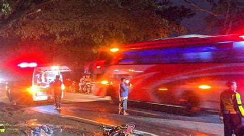 Kronologi Kecelakaan Bus Eka Vs Motor Di Ngawi Seorang Tewas Dan Satu