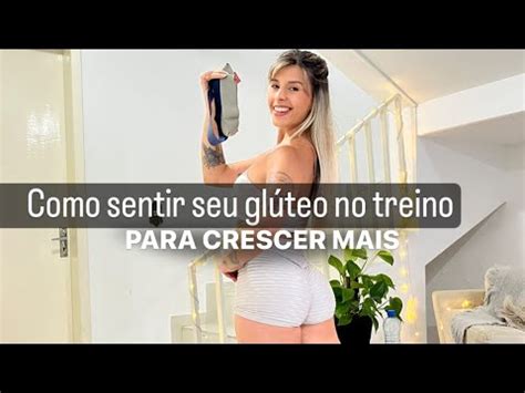Como sentir o glúteo no treino para crescer mais LINK AULÃO NA