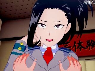 Momo Yaoyorozu Gets Fucked By Her Lover Shoto Todoroki In The Classroom