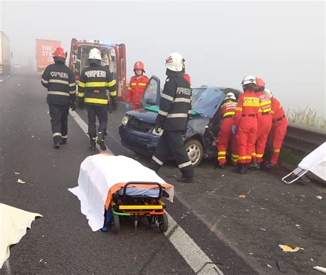 Accident grav între un autoturism și un TIR pe A1 Sibiu Info