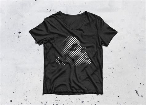 Black T Shirt Mockup
