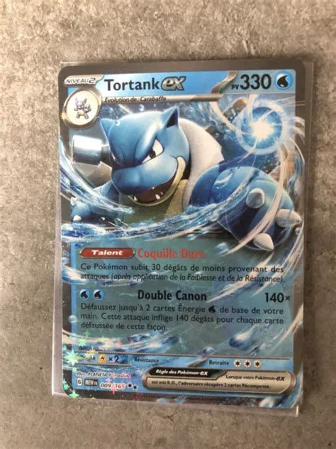 CARTES POKEMON 151 Tortank EX Ultra Rare 009 165 Écarlate Violet EV03 5
