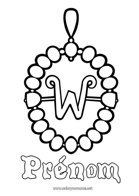 Coloriage N910 Famille Addams Bijou Collier