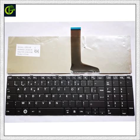 De Teclado AZERTY francês Para Toshiba Satellite L50 A L50T A C75 A 119