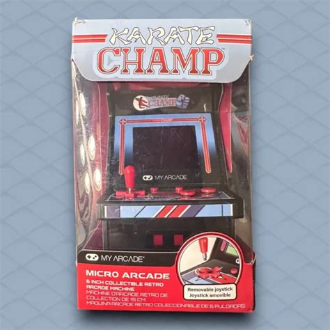 MY ARCADE KARATE Champ Micro Player Retro Arcade Machine 6 Inch
