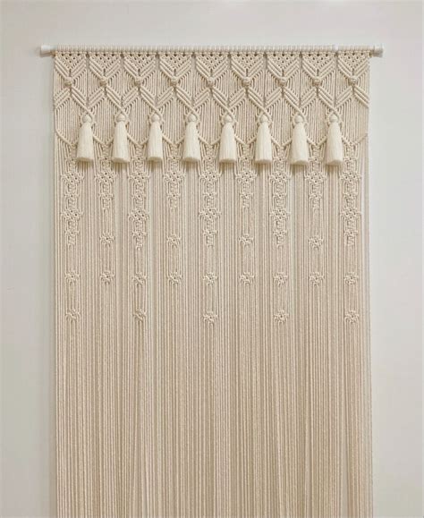 Step By Step Diy Macrame Curtain