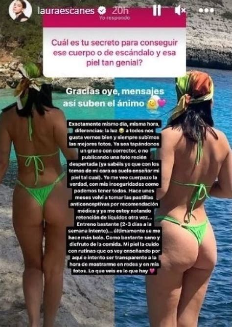 El lunes de los famosos en imágenes Con y sin celulitis Laura