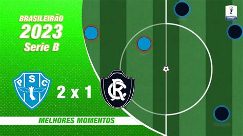Paysandu X Remo Melhores Momentos YouTube