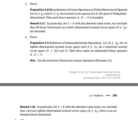 solved 3 prove proposition 5 8 boundedness of linear