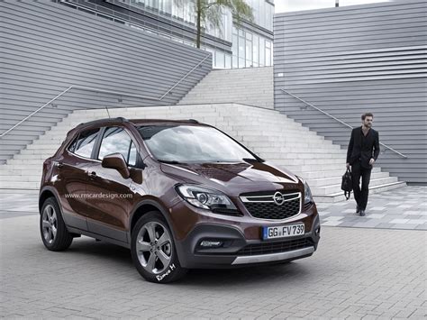 2016 Opel Vauxhall Mokka Facelift Rendered Might Look A Lot Like The