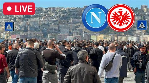 Napoli Eintracht corteo ultras dei tedeschi tensione in città