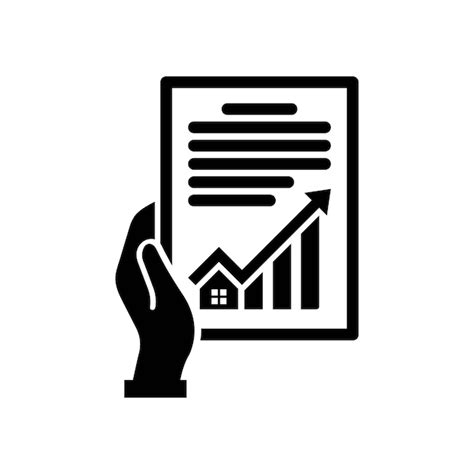 Icono de informe empresarial auditoría y análisis icono de vector