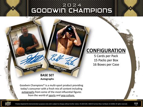 Upper Deck Goodwin Champions Trading Cards