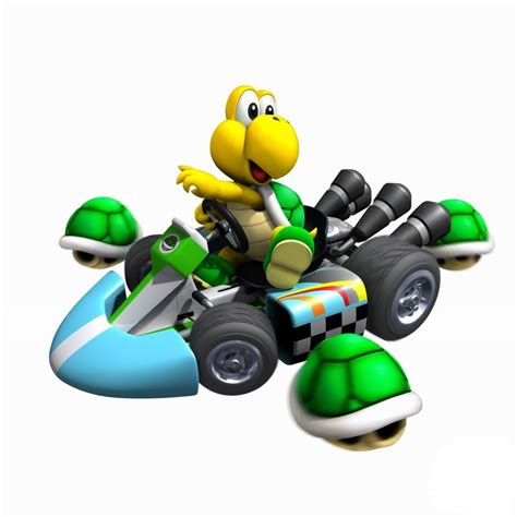 Koopa Troopa Mario Kart Wii Mario Kart Characters Mario Kart