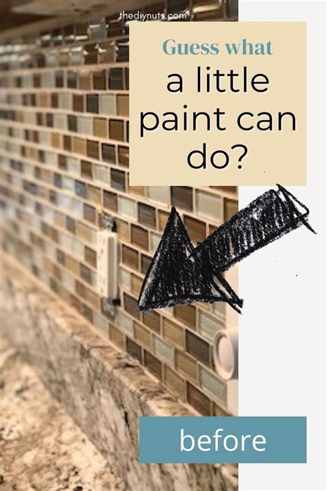 How To Paint A Glass Tile Backsplash With These Simple DIY Steps The