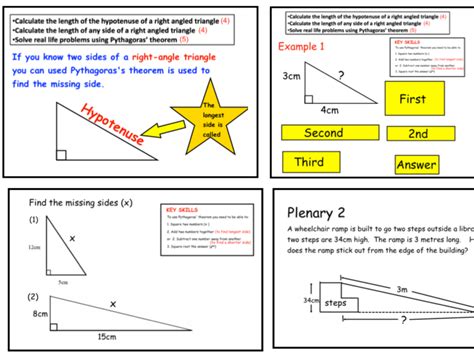 pythagoras theorem ppt teaching resources