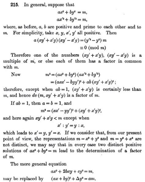 factoring numbers of the binary quadratic form in two different ways mathematics stack