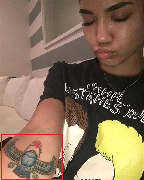 Jhené Aikos 15 Tattoos Their Meanings Body Art Guru Jhene aiko