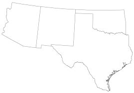 Southwest Region Map 2 Diagram Quizlet
