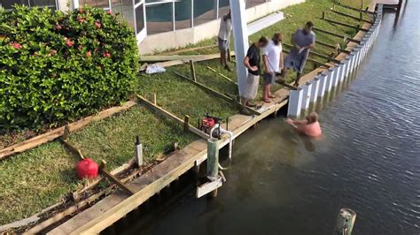 How To Install A Sea Wall YouTube