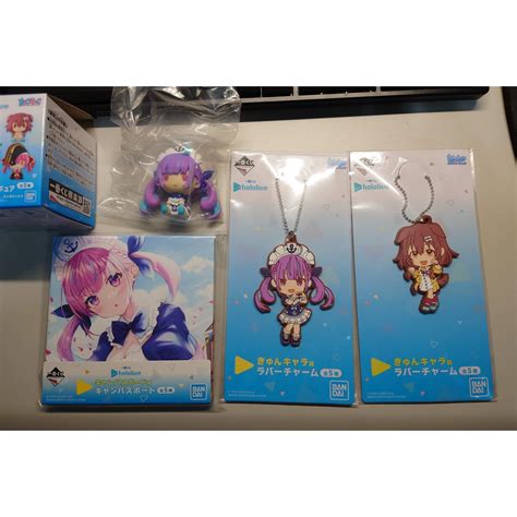 日版 一番賞 hololive 戌神ころね 戌神沁音 麵包狗 湊あくあ 湊阿庫婭 小公仔 吊飾 畫板 掛軸 蝦皮購物