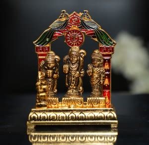 Chhariya Crafts Metal Shri Ram Darbar With Hanuman Ji For Home And