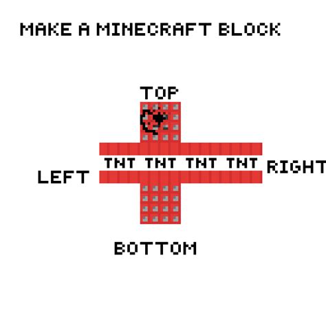 Minecraft Tnt Pixel Art