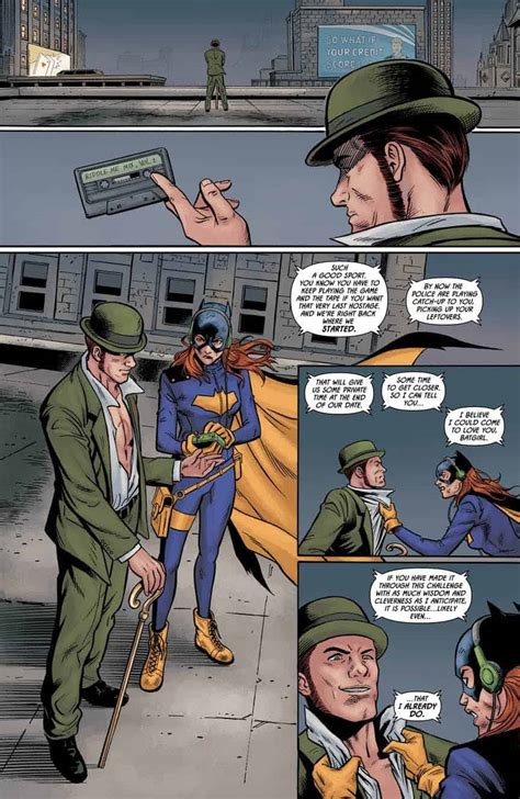 Dc Comics Universe And Batman Prelude To The Wedding Batgirl Vs The Riddler 1 Spoilers The