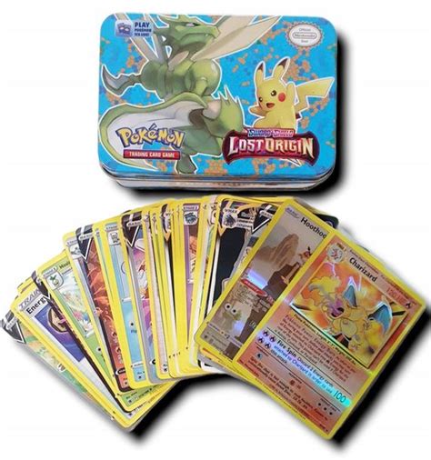 Karty Pokemon Box Puszka Metalowa Zestaw Kart Erli Pl
