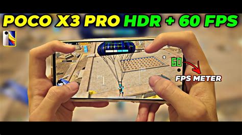 POCO X3 PRO NEW UPDATE HDR 60 FPS PUBG TEST WITH FPS METER POCO
