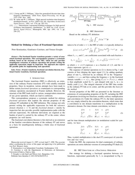 pdf method for defining a class of fractional operations