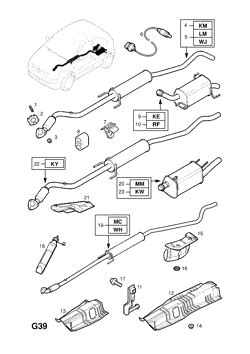 Opel CORSA C Fuel And Exhaust EPC Online WebAutoCats