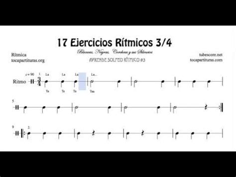 Ejercicios Comp S Aprende Lenguaje Musical R Tmico Youtube