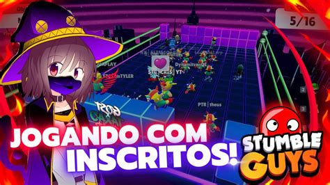 Stumble Guys Ao Vivo Jogando Inscritos Em Live Bora Se Divertir