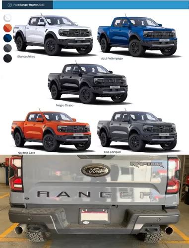Letras Logotipo Ford Ranger Raptor 2023 2024 Tapa Batea En Venta En