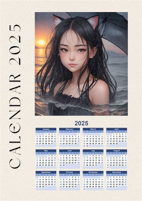 2025 Calendar Anime Characters List Printable Carolyn Nash