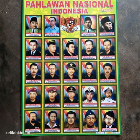 Jual Poster Pahlawan Nasional Indonesia Shopee Indonesia